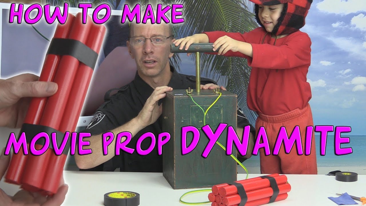 Making SFX Movie Prop Dynamite Sticks - Boom! - YouTube