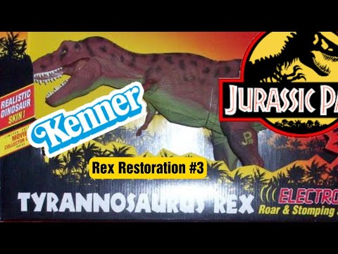 Restoration of the 1993 Kenner Jurassic Park Red T-Rex - Part 3 ...