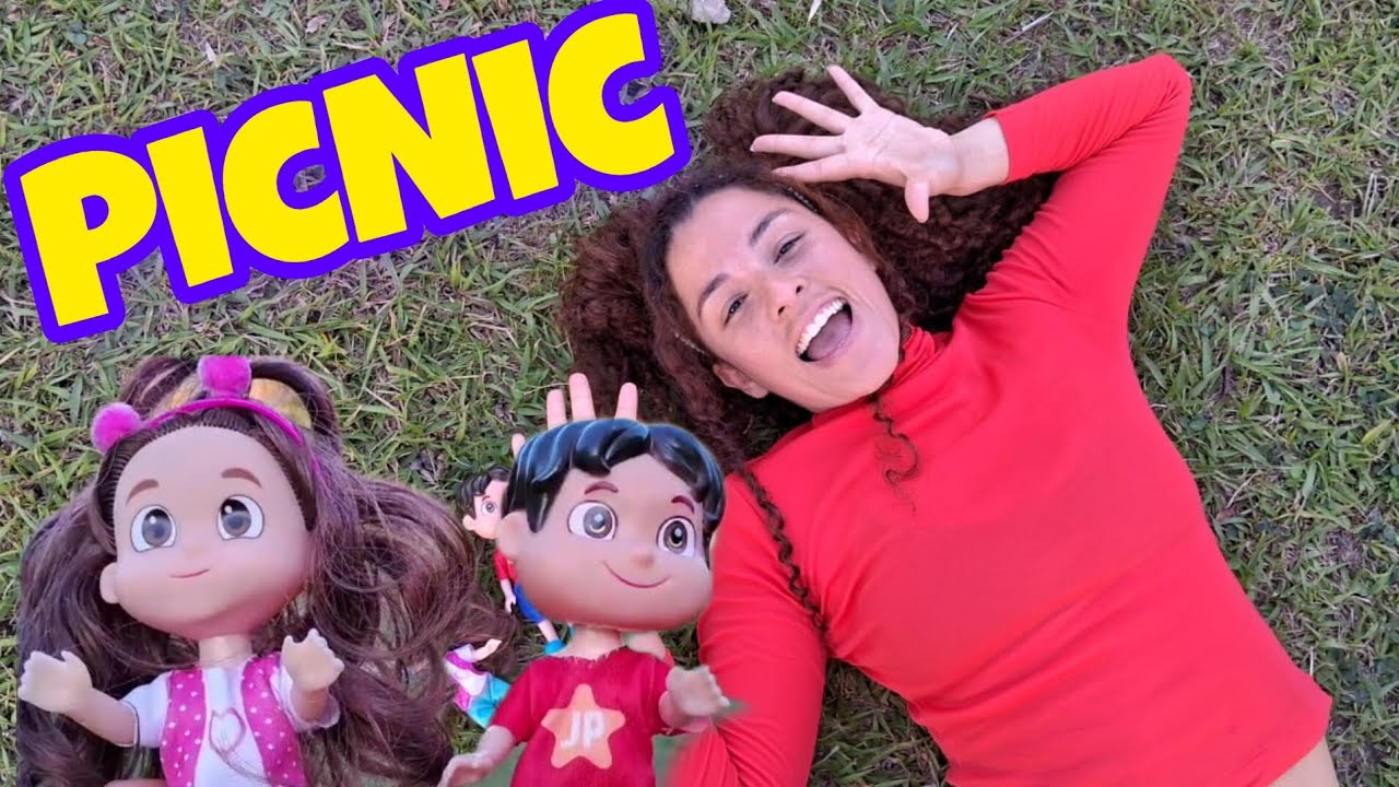 Um Piquenique com os Bonecos da Maria clara e Jp ⭐ - YouTube