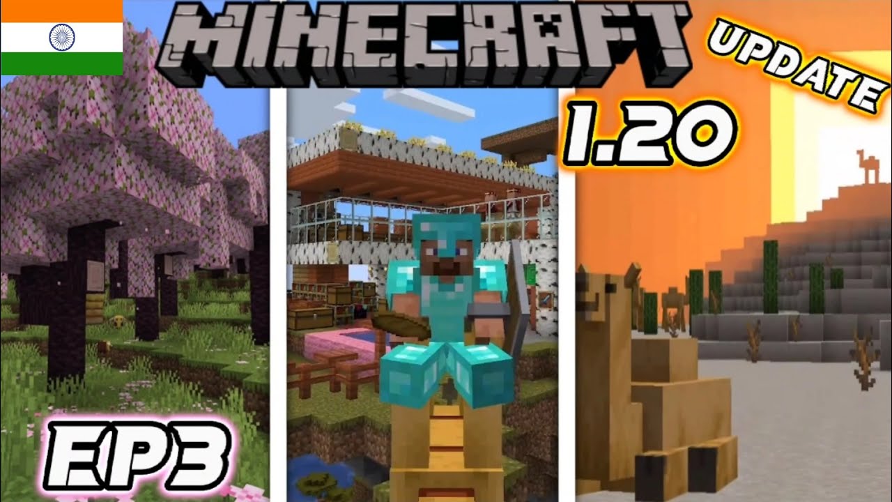 Exploring minecraft 1.20 update [EP = 3] #minecraft #youtube - YouTube