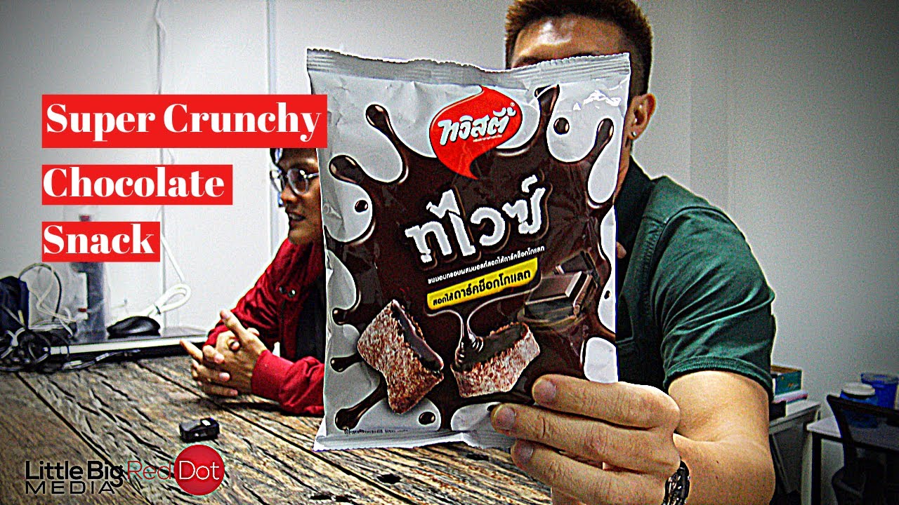 Super Crunchy Chocolate Snack Review - YouTube