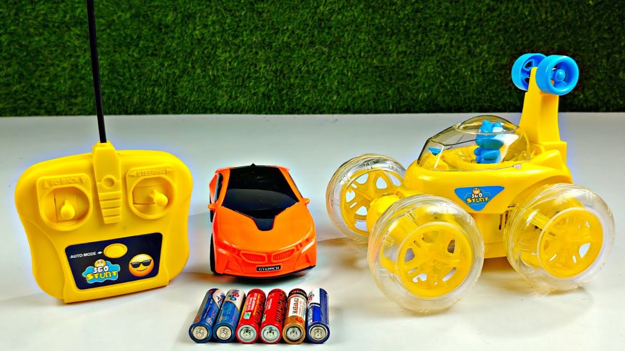 Unboxing Remote control 1:32 Super Racing Car, RC 360 Stunt Mania ...
