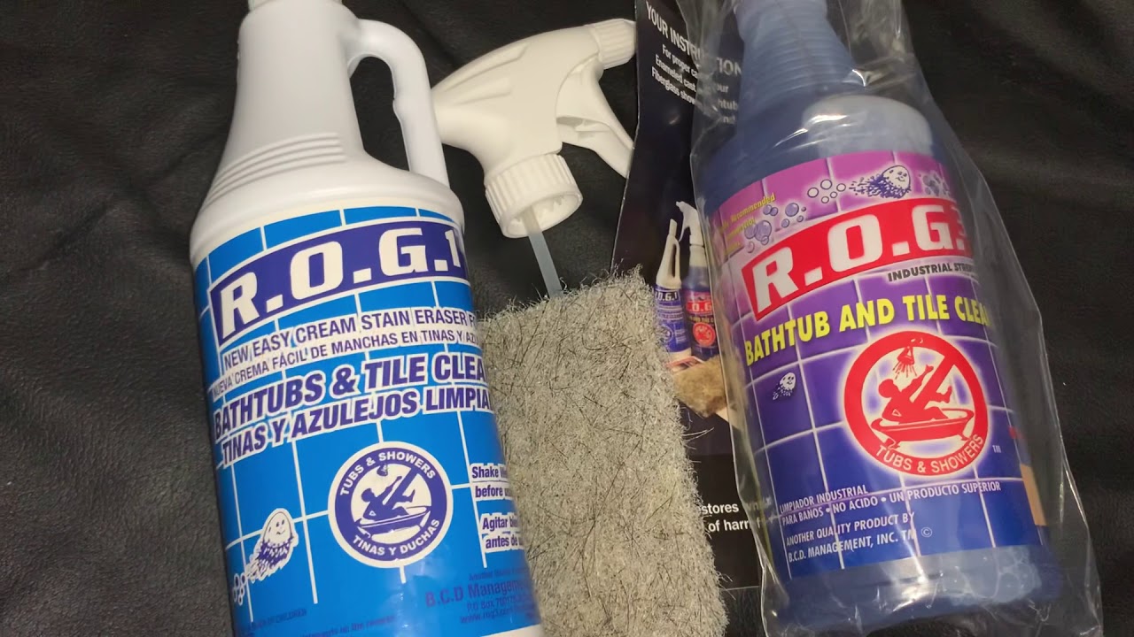 ROG3 BATHTUB CLEANER - YouTube
