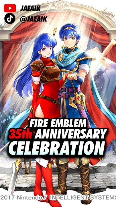 Celebrating 35 Years of Fire Emblem w/ Marth #jaeaik #fe #feh #Marth #fireemblem - YouTube