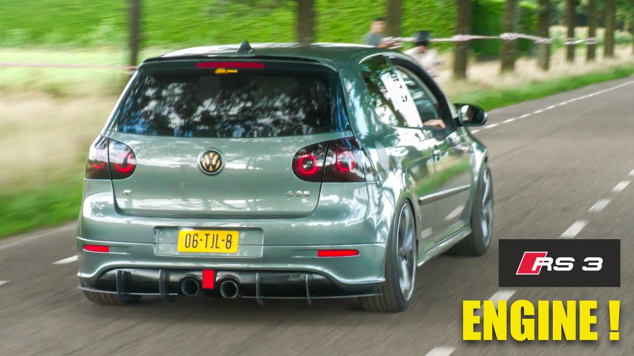 450+HP Volkswagen Golf 5 Rabbit 2.5L 5 Cylinder! LOUD Revs and ...