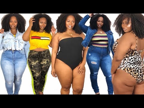 FASHIONNOVACURVE try-on haul/ FT, PLUS SIZE DENIM!