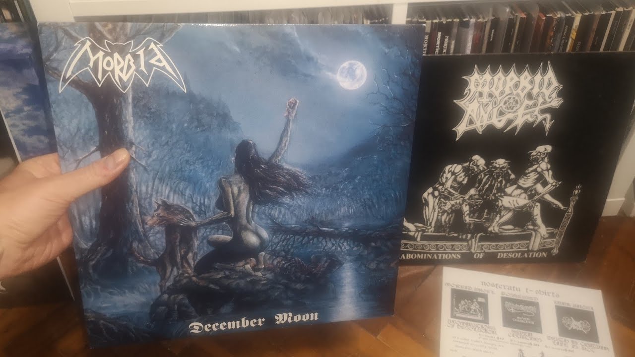 MORBID (swe) December Moon LP + MORBID ANGEL (usa) Abominations.. LP ...
