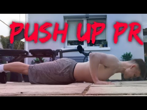 40 Push Ups In A Row - AMRAP PR - YouTube