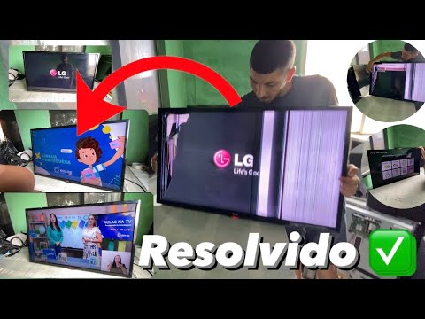 TELA DE TV QUEBRADA COMO RESOLVER - YouTube