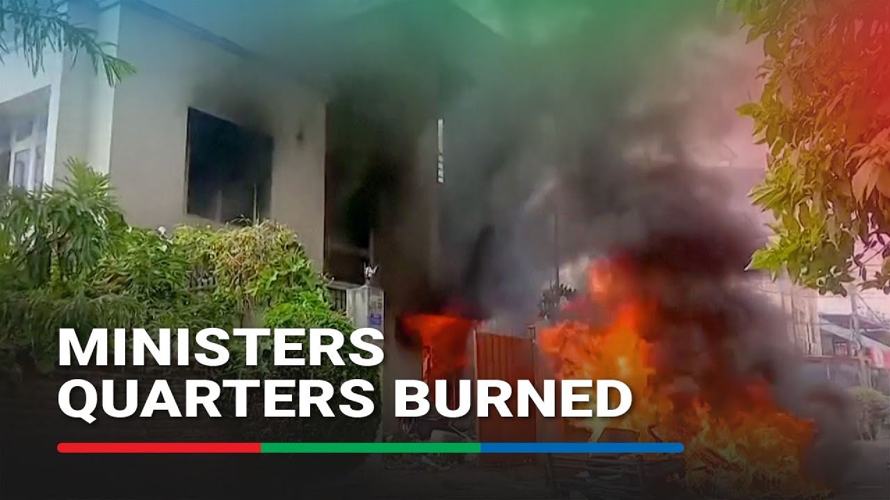 Protesters burn ministers' quarters as anti-corruption protests spiral ...