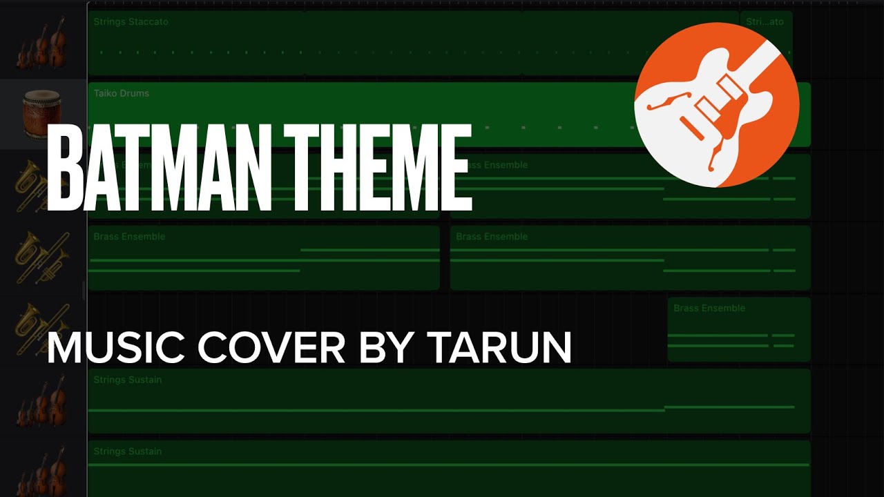 Batman Theme | Music Cover By Tarun | GarageBand - YouTube