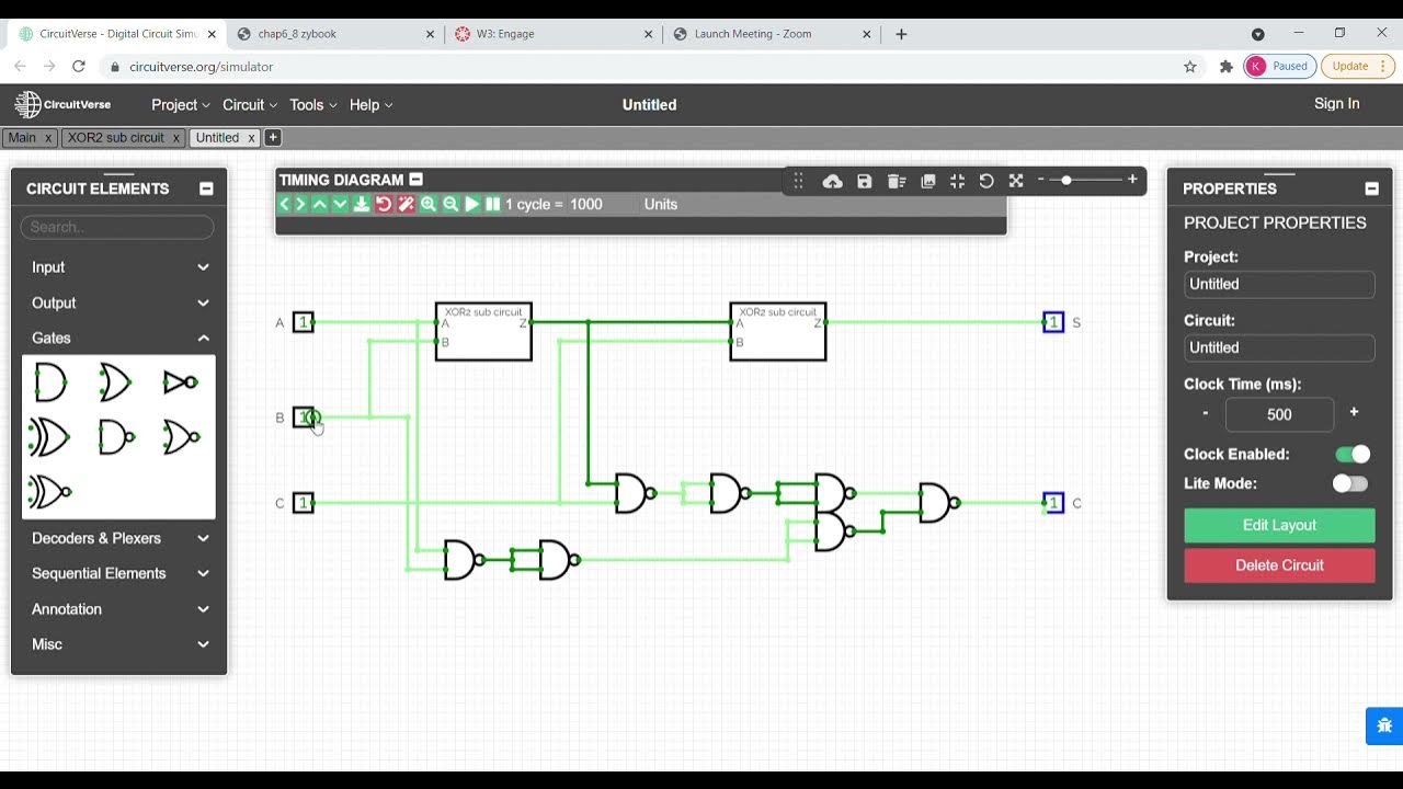 CircuitVerse Digital Circuit Simulator online Google Chrome 2021 09 08 ...