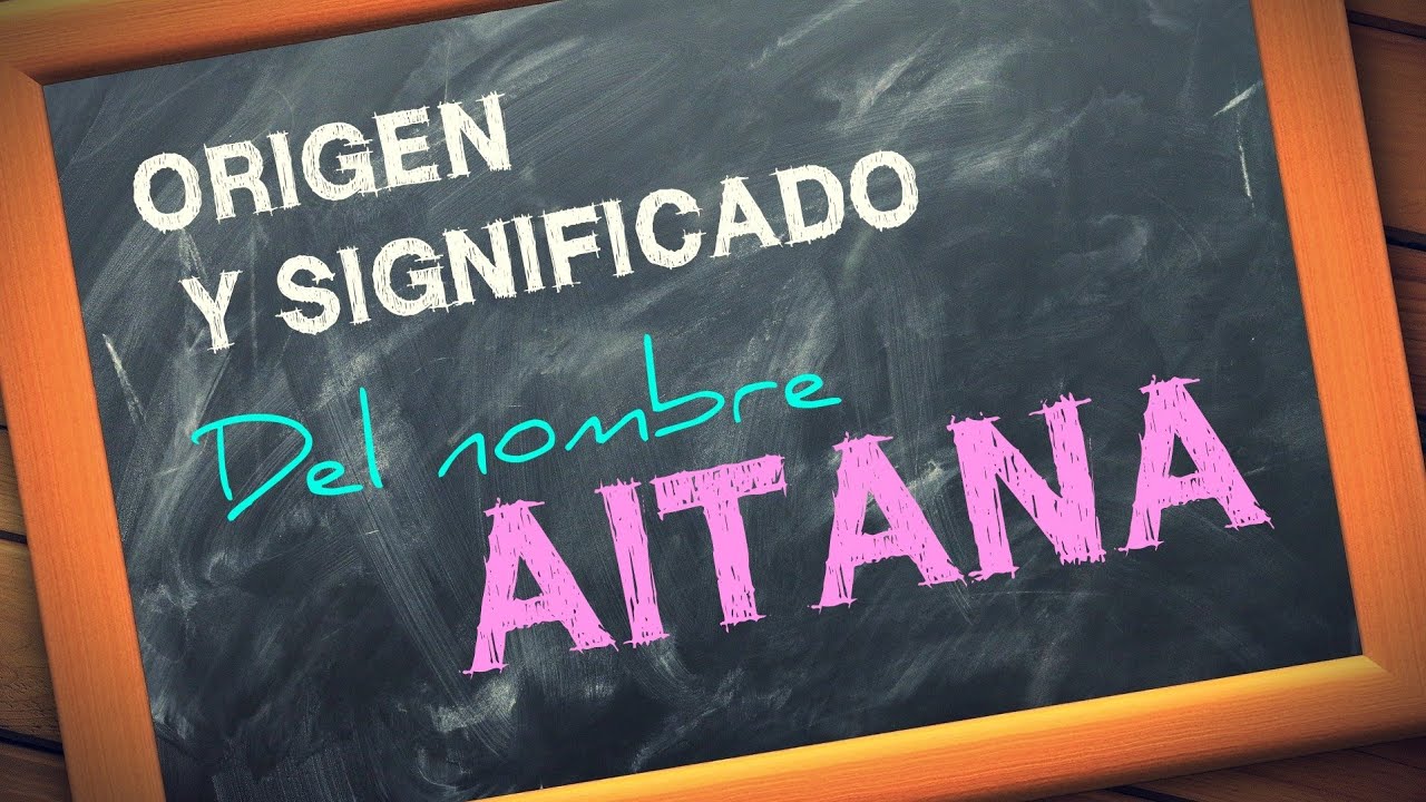 AITANA nombre origen y significado - kimono rojo - YouTube