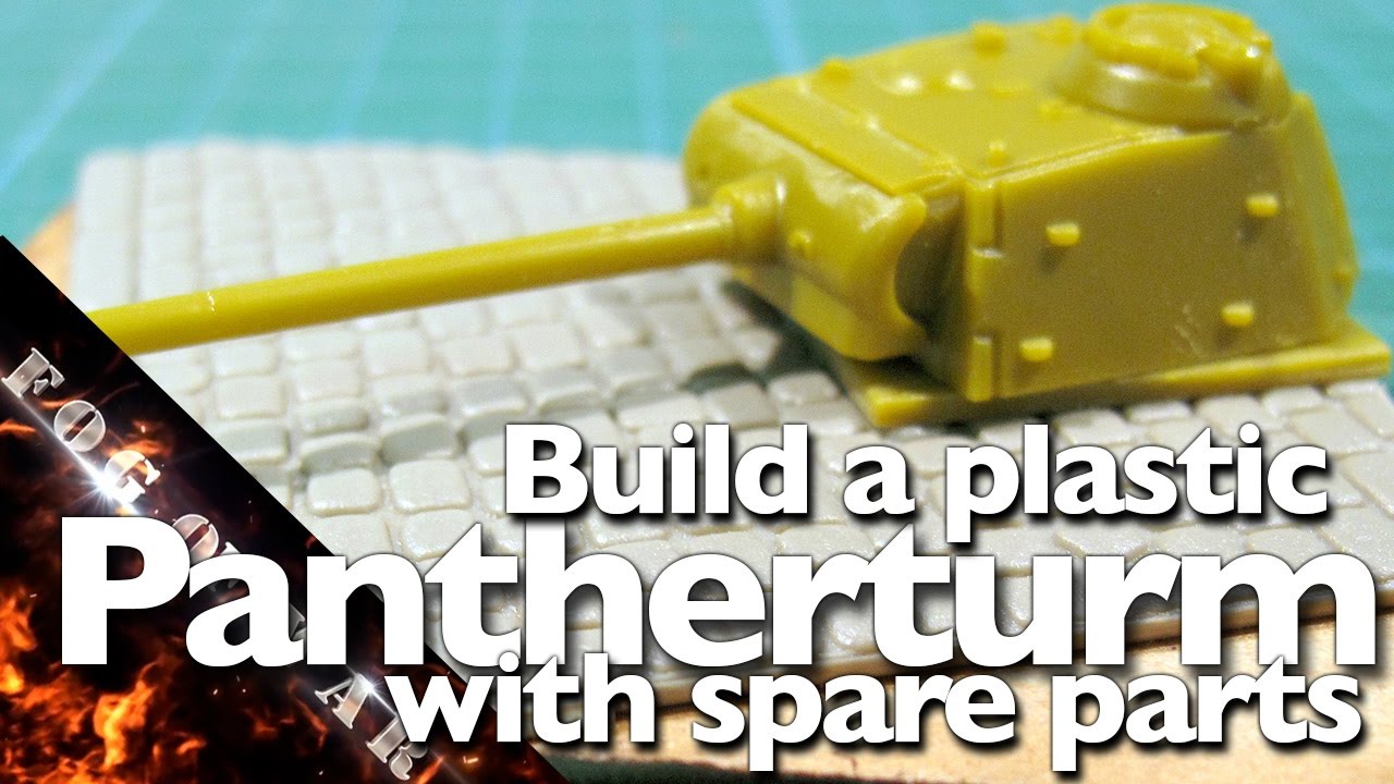 Tutorial | Pantherturm from BF plastic Panther spare parts | Flames of ...