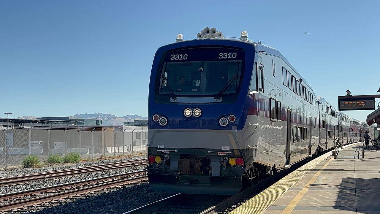 Ace Test Train With CEM Cabcar 3310! Part 2 At Santa Clara CA - YouTube