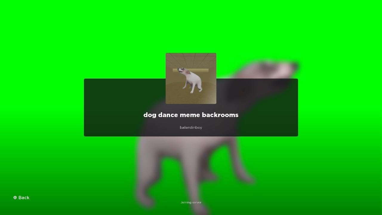Roblox dog dance meme backrooms - YouTube