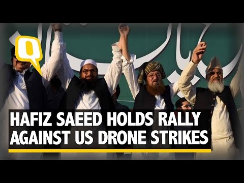 The Quint: Hafiz Saeed Holds Anti India-US Rally as Modi En Route to USA