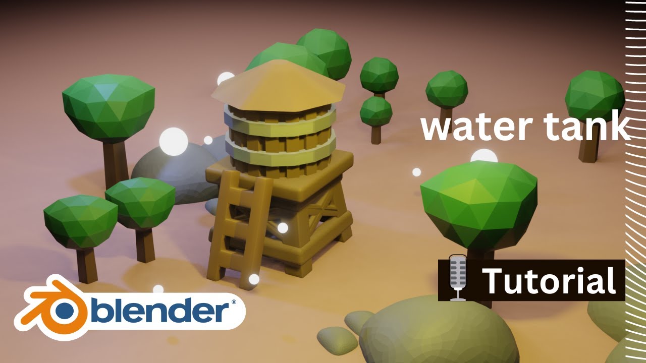 Modeling A Water Tank In Blender 3d Tutorial Blendertutorial Blendermodeling Blender3d 6015