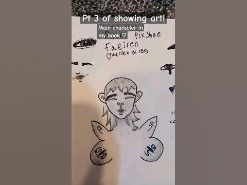 Showing My Art Til 1K PT3 #character #eye #art #drawing #sketch #story #fairy - YouTube