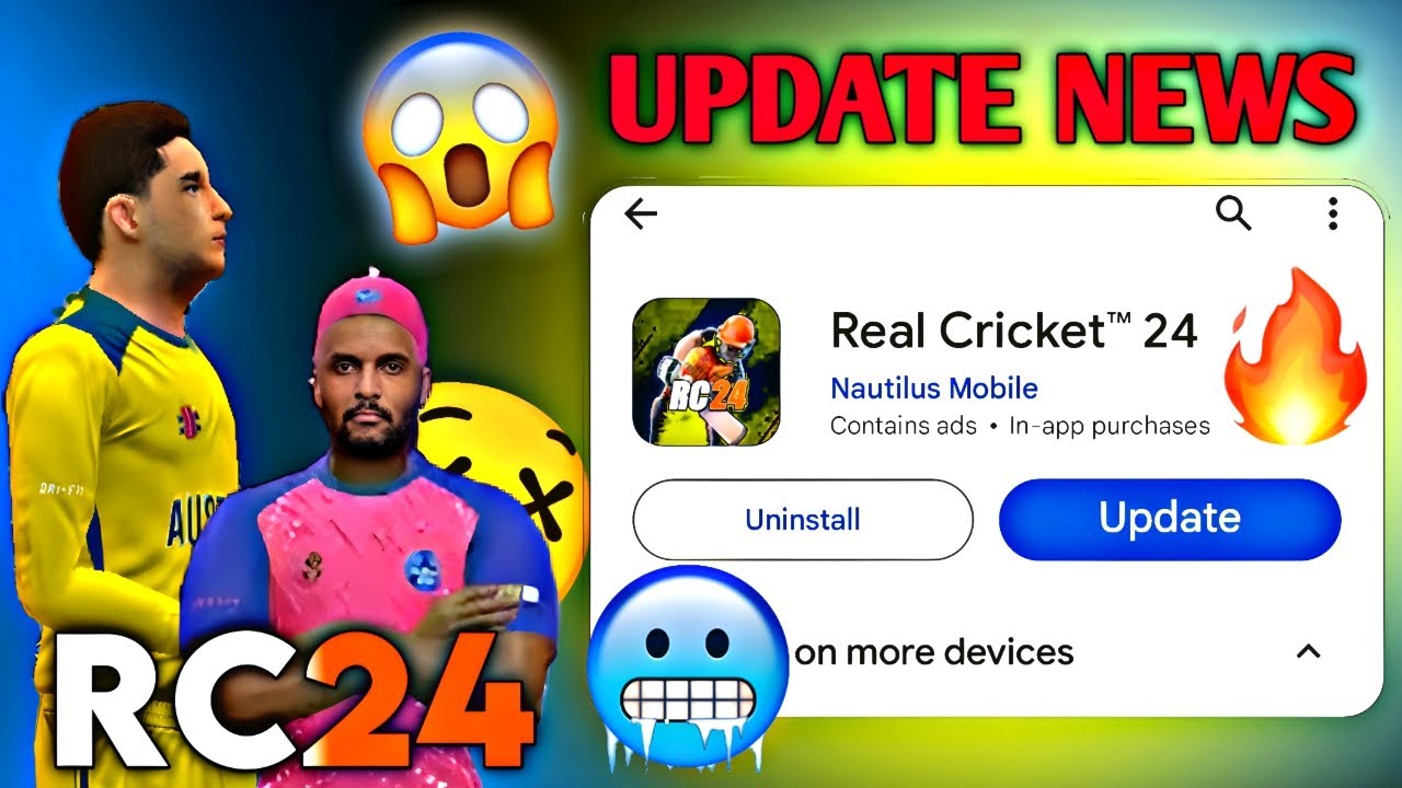 Real Cricket 24 New Update | RCPL 2024 Update 😱 | RC24 Update Release ...