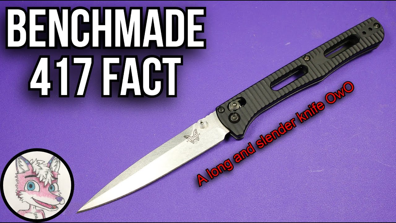 Benchmade 417 Fact - Folding Knife Review - YouTube