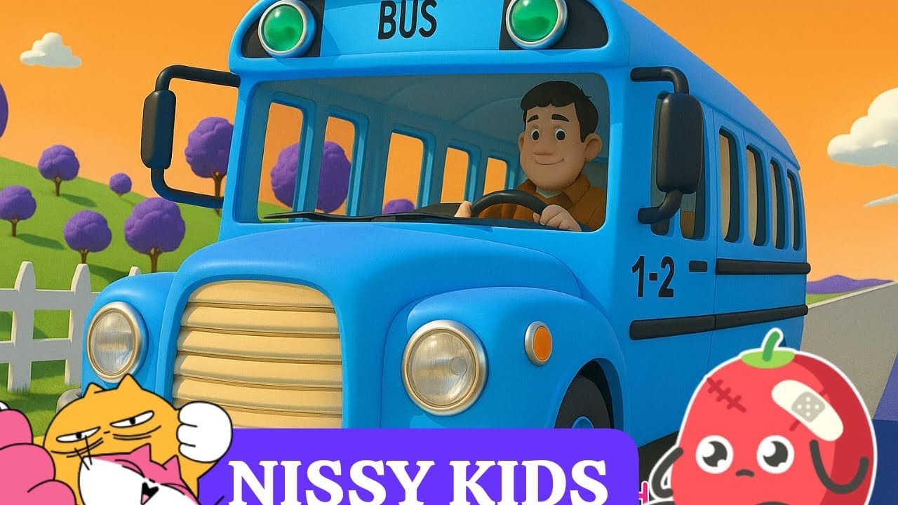 Wheels on the Bus | School Bus Song | Nursery Rhyme for Kids - YouTube