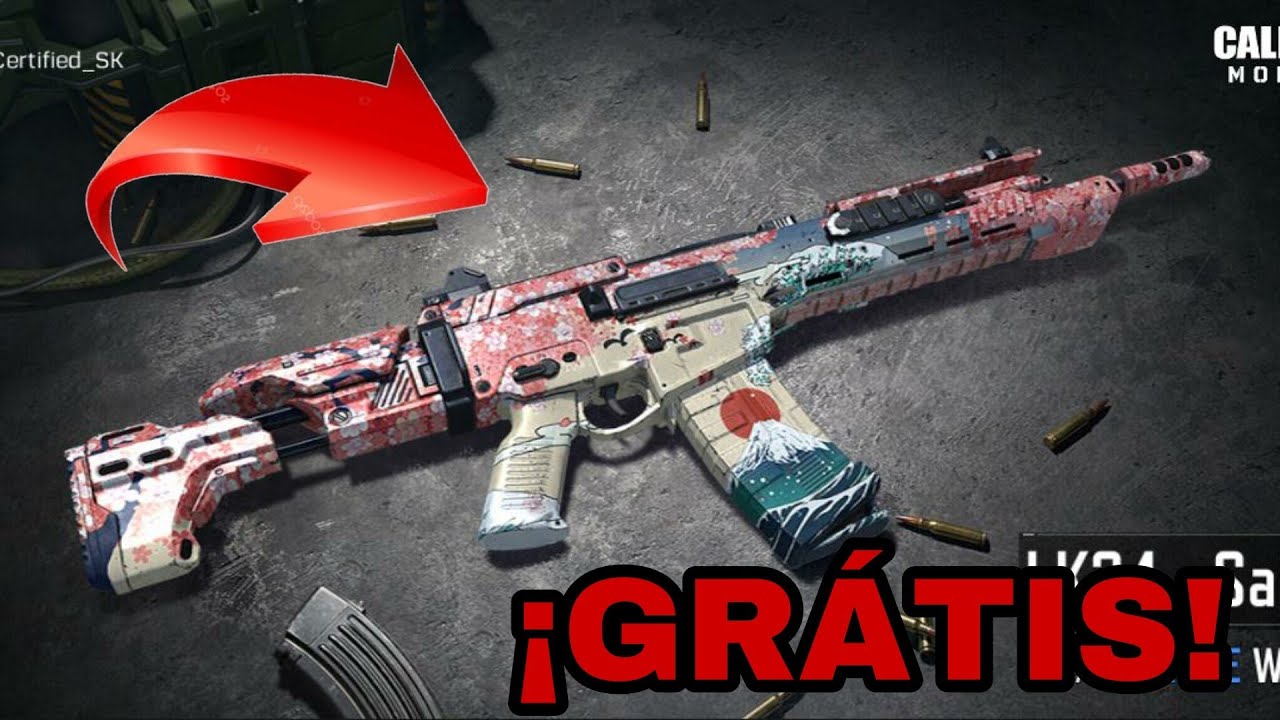 Cómo Conseguir la LK24 Sakura en COD MOBILE (GRATIS)🤗🔥 - YouTube