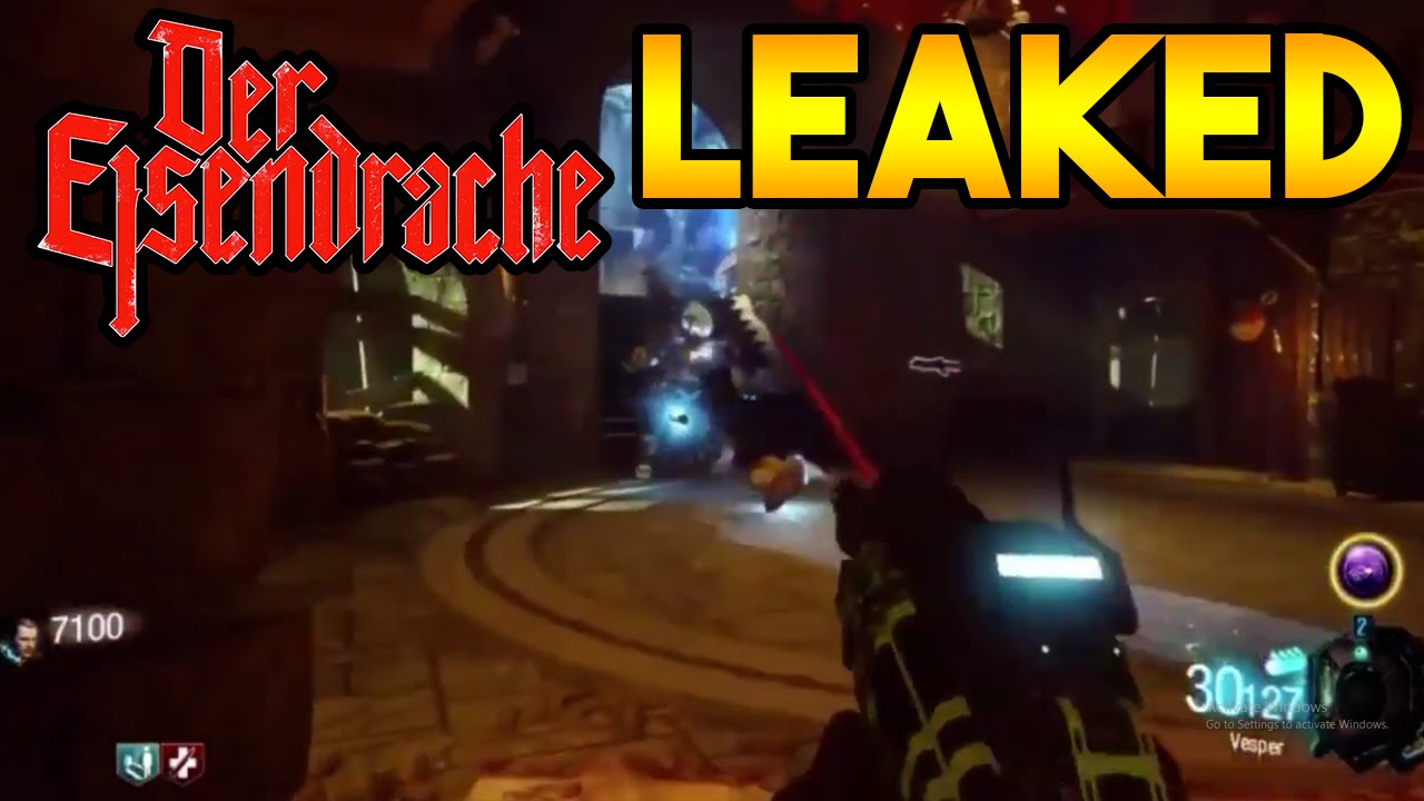BO3 ZOMBIES MORE "DER EISENDRACHE LEAKED GAMEPLAY" Easter Egg Step ...