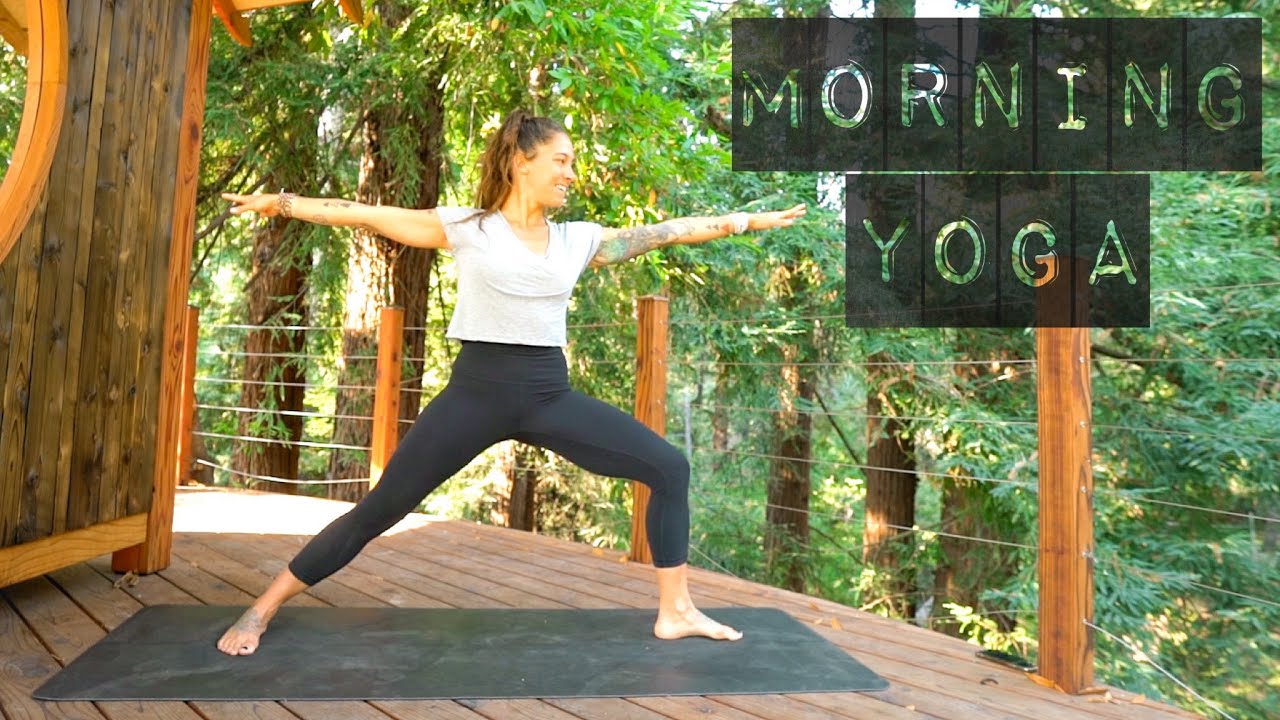 Full Body Morning Yoga - Total Body Energizing At Home Stretch Workout ...