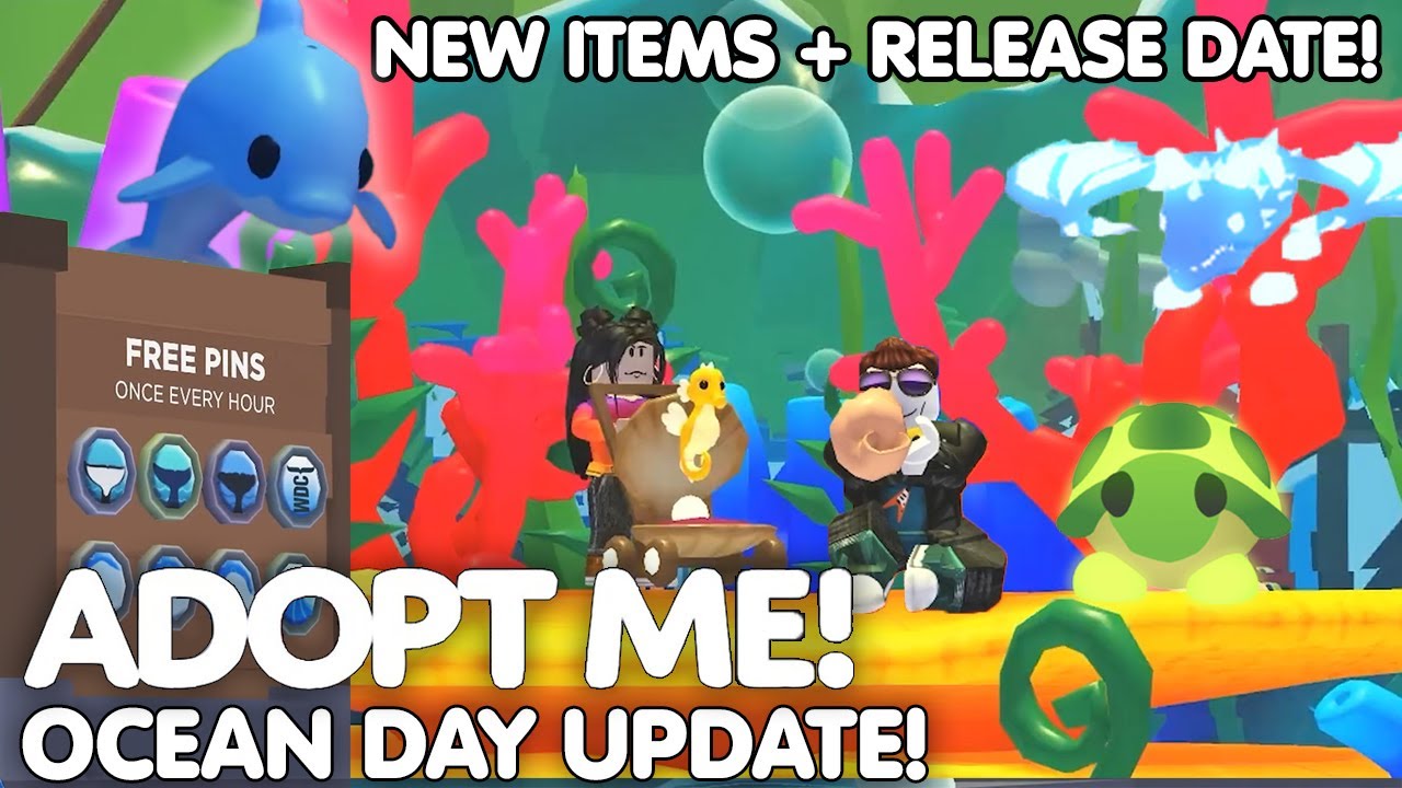 NEW Adopt Me OCEAN DAY UPDATE! NEW FREE ITEMS +PETS +INFO ROBLOX - YouTube
