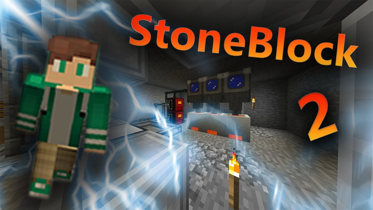StoneBlock 2 EP 4| i ran out of power and made a mob farm!!! - YouTube