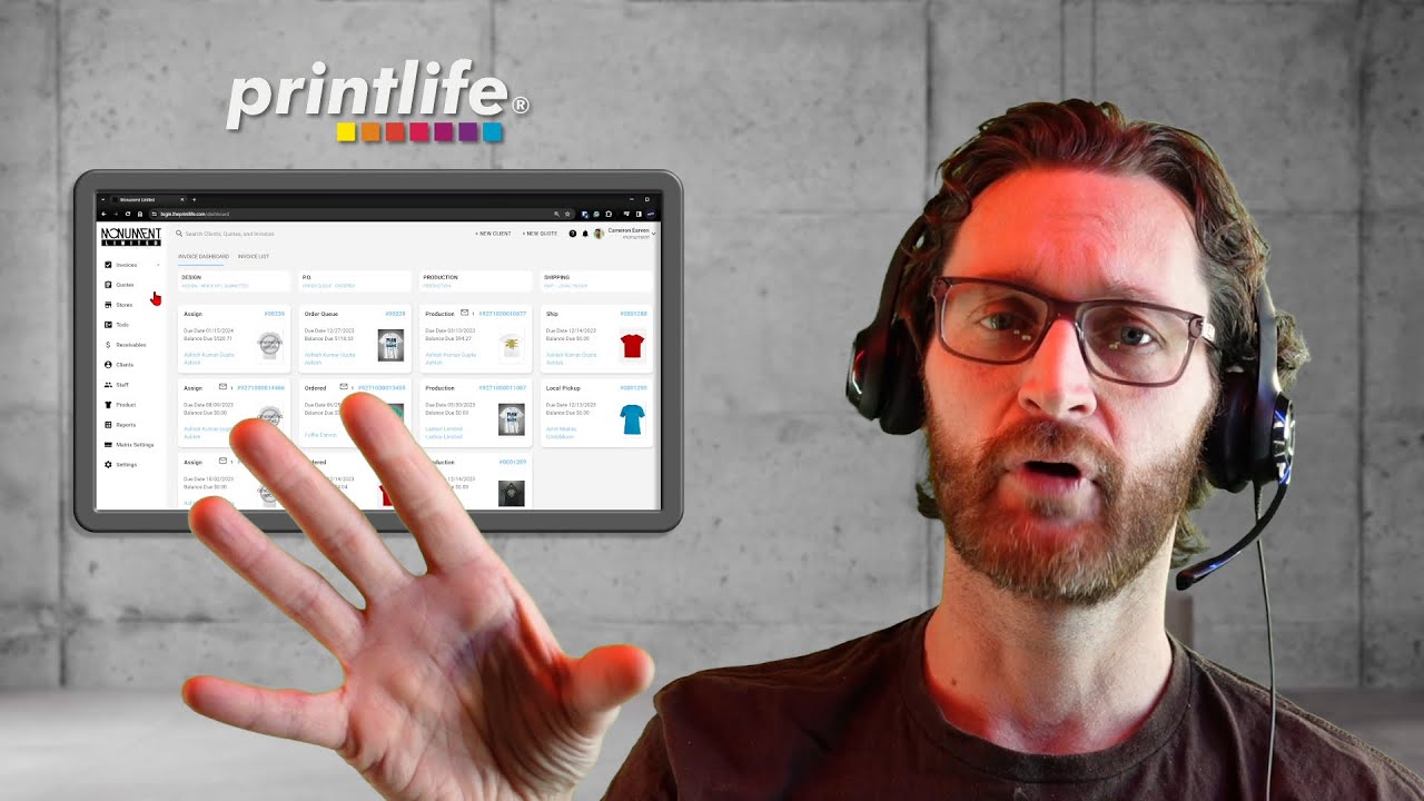 Screen Print Management Software 2024 update. - YouTube