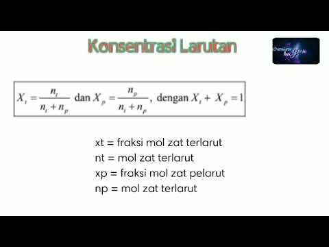 Konsentrasi Larutan | Materi Kimia SMA | Rumus Konsentrasi Larutan # ...