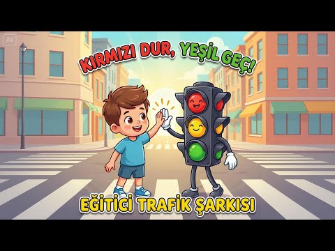 Kırmızı Dur Yeşil Geç 🚦 Trafik Işıkları Şarkısı | Trafik Kuralları | Eğitici Çocuk Şarkıları