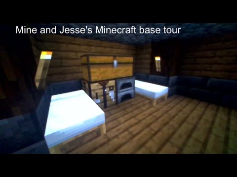 Me and Jesse's Minecraft base tour (Just for fun) - YouTube