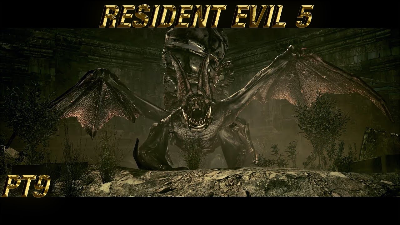 RESIDENT EVIL 5 PART 9 VETERAN! BATMAN RETURNS! - YouTube