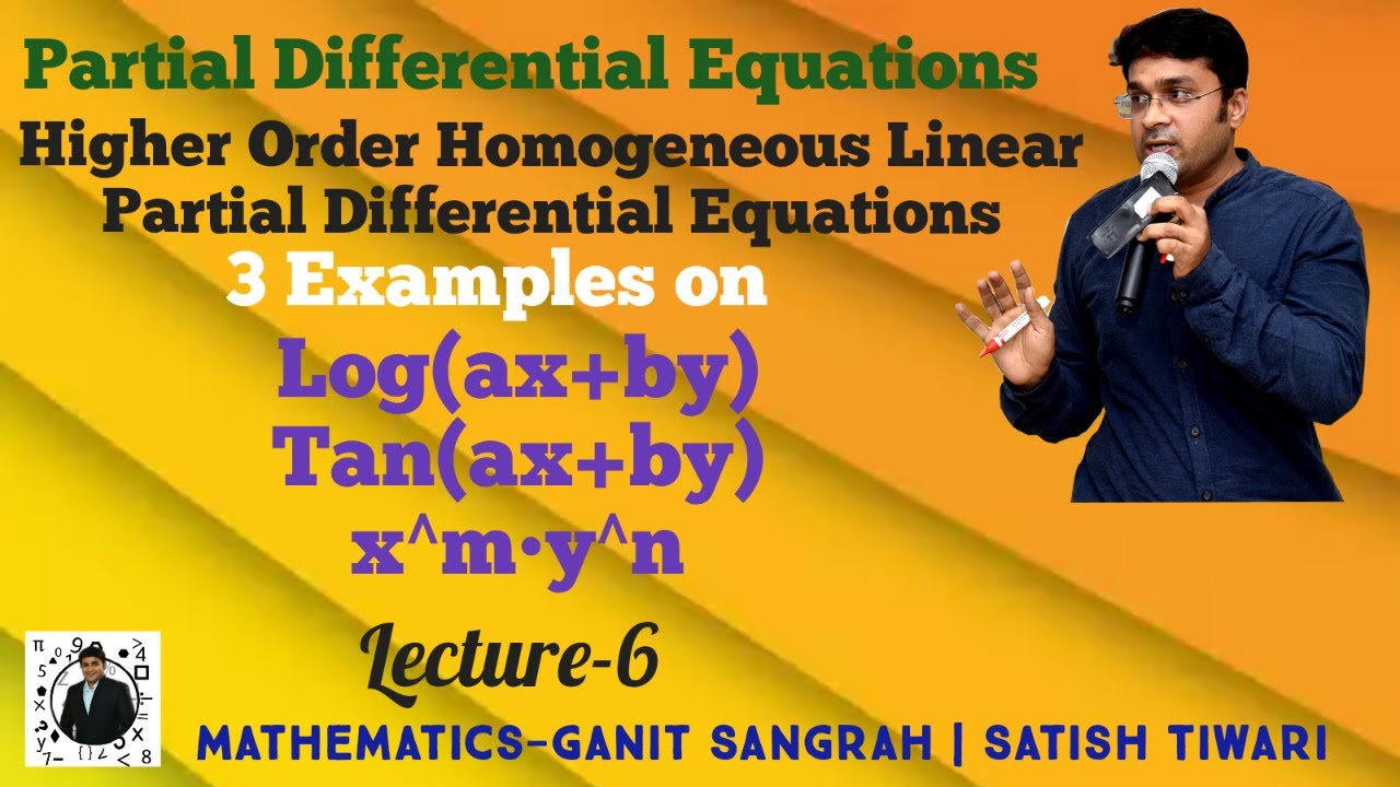 #PDE | Examples on Higher order homogeneous linear partial differential ...