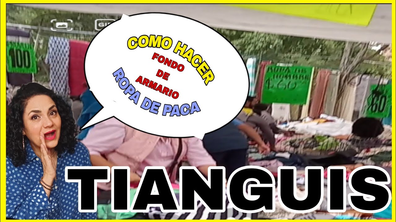 TIANGUIS-COMO HACER UN FONDO DE ARMARIO CON ROPA DE PACA!!!🤑😱🧥👗👖 - YouTube