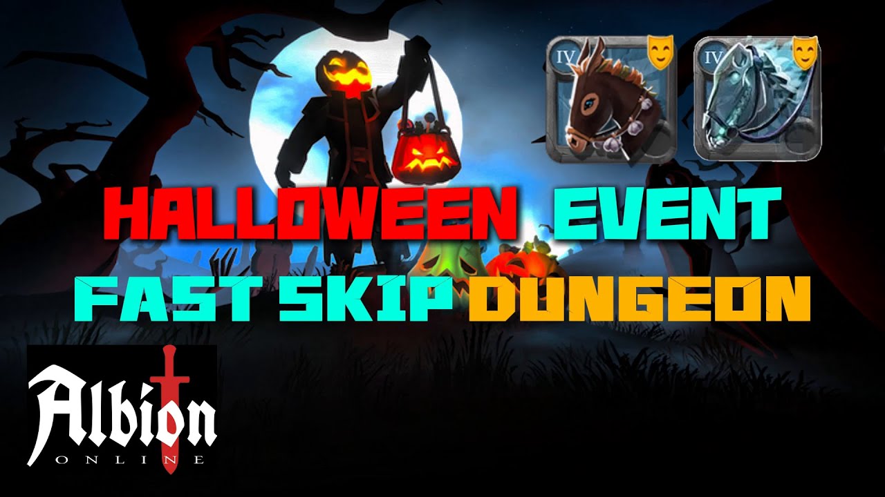 Halloween Dungeon Fast Finish | Dungeon Speed Run in Albion Online ...
