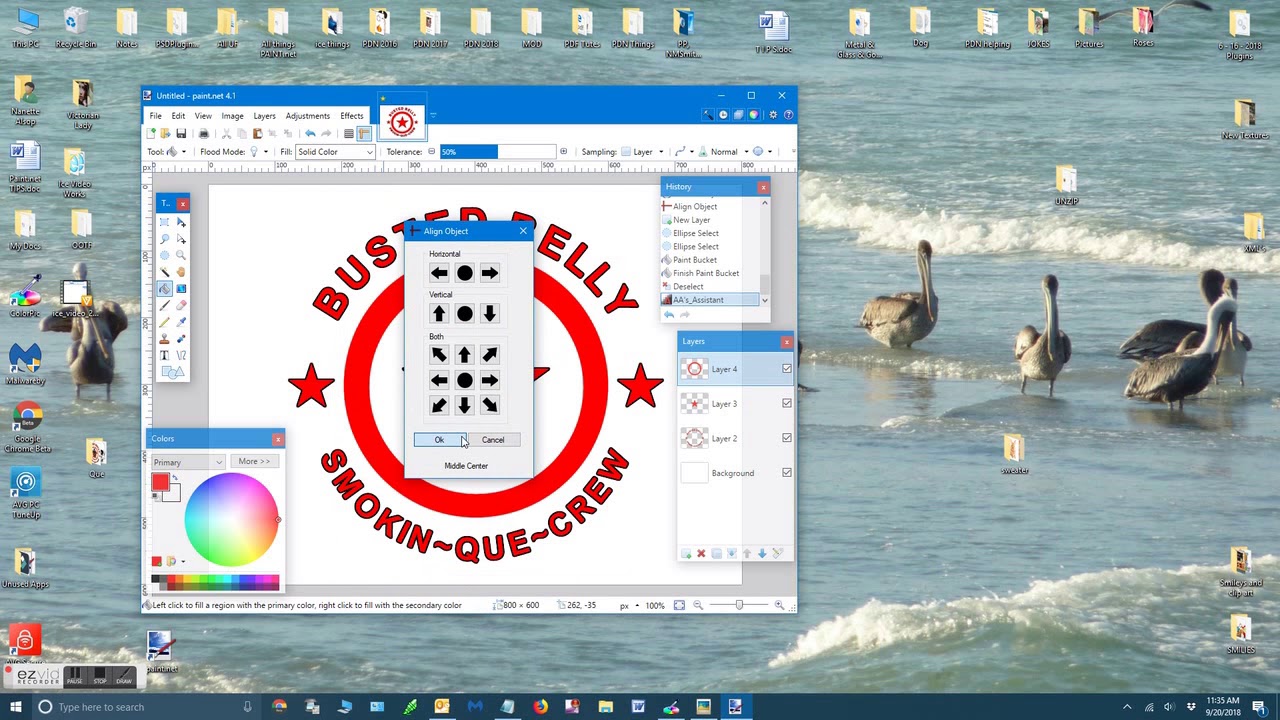 Make a Logo in Paint.net - YouTube