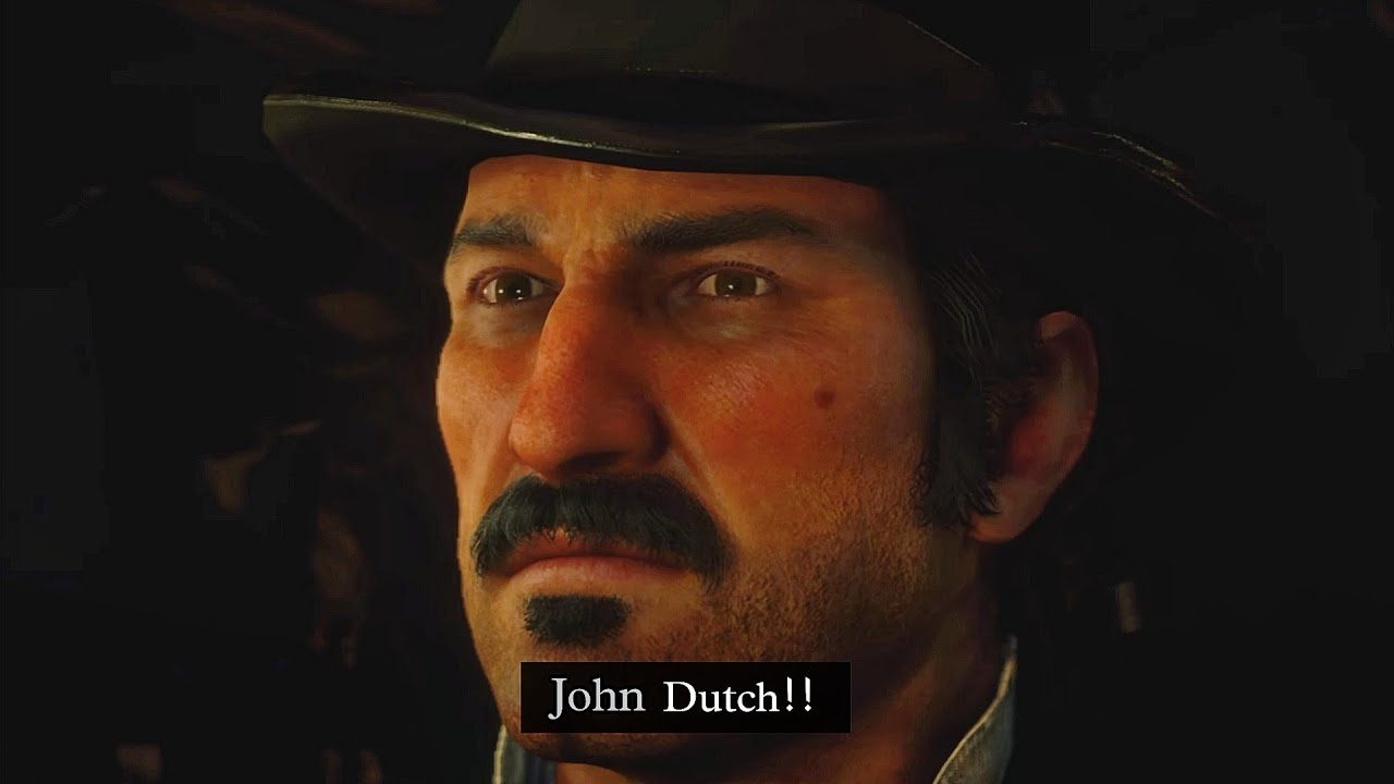 The fear in Dutch's eye when he heard John's voice was so real | Rdr2 ...