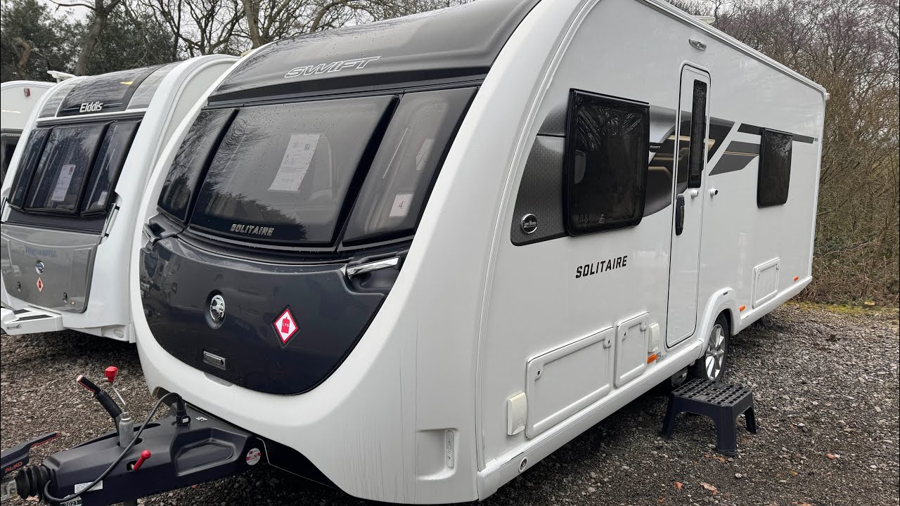 2020 Swift Solitaire 865 twin single beds - YouTube