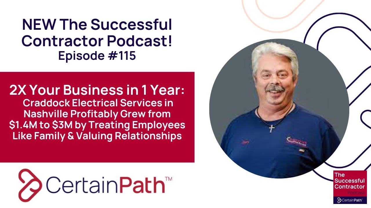 How Craddock Electrical Services Grew from $1.4M to $3M in 1 Year by ...