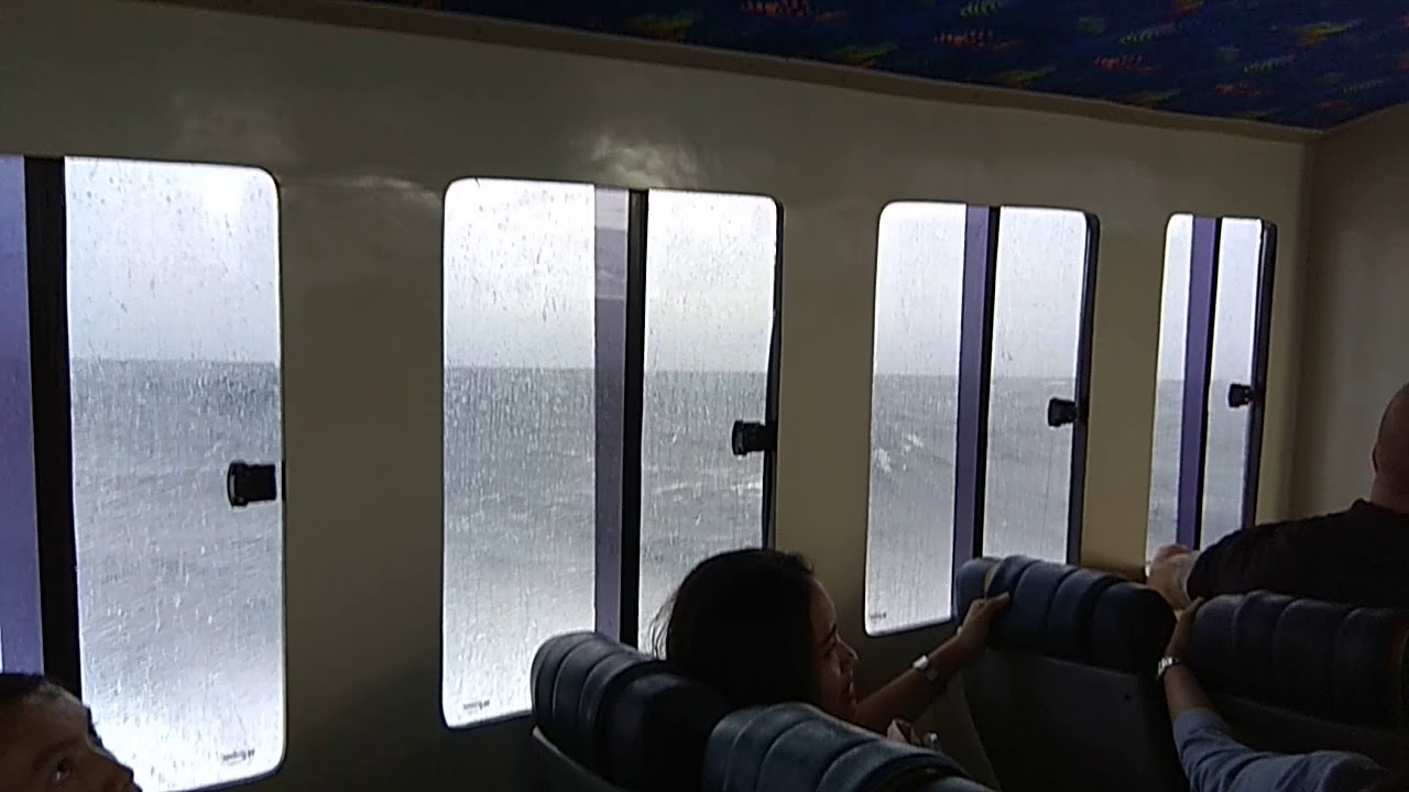 Bumpy speed boat ride to Gili air from Padang bay Bali - YouTube