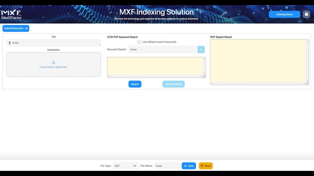Indexing Doc Review Demo Youtube