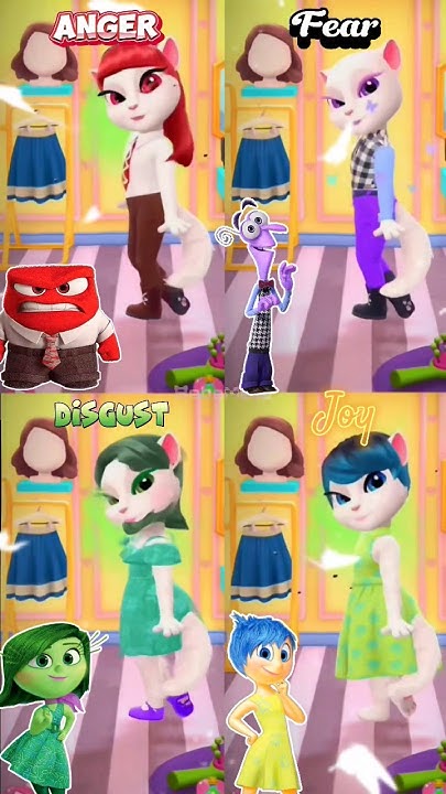 Anger vs Fear vs Disgust vs Joy Transformation | Inside Out 2 | New ...