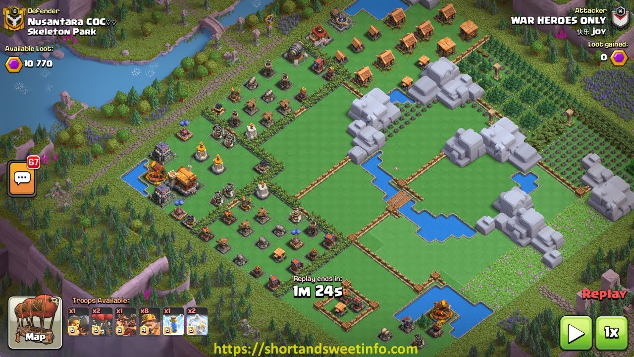 2 shot Skeleton Park 4 (layout 63) - YouTube