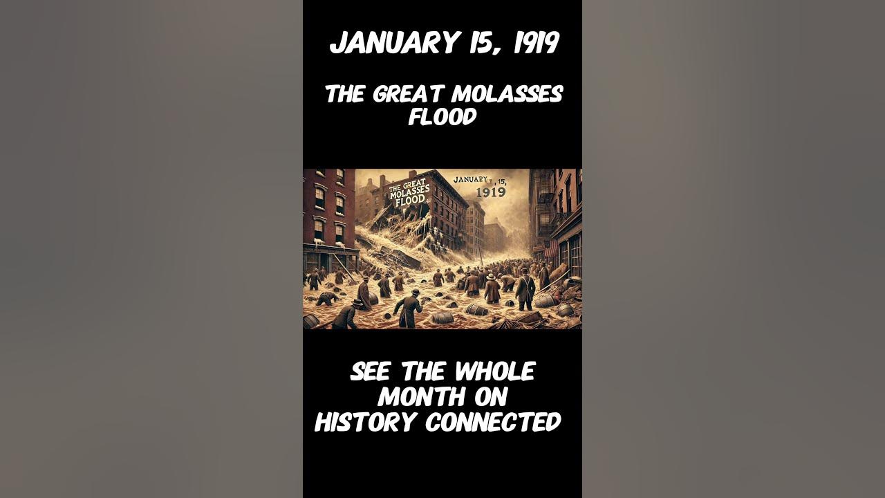 The Great Molasses Flood of 1919 #history #molasses #Boston # ...