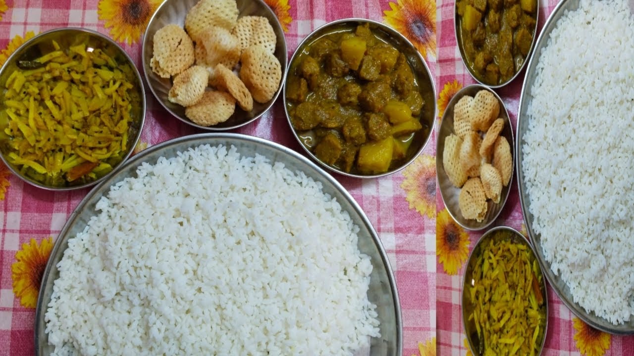 big bites, Eating Rice With Potato Fry, Nutella Curry, Papar fry, - YouTube