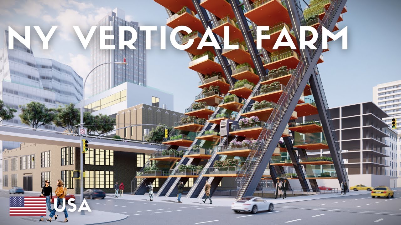 WALL | New York Vertical Farm in U.S. - YouTube